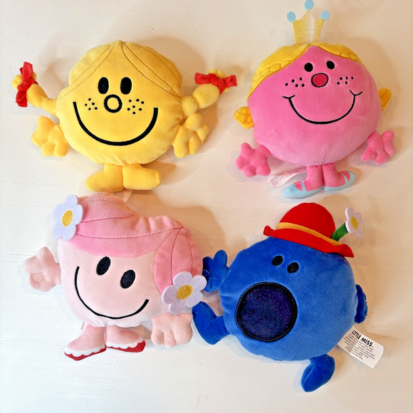 Mr Men, Little Miss | Toys | Mr Men Little Miss Plush Lot Of 4 Little ...